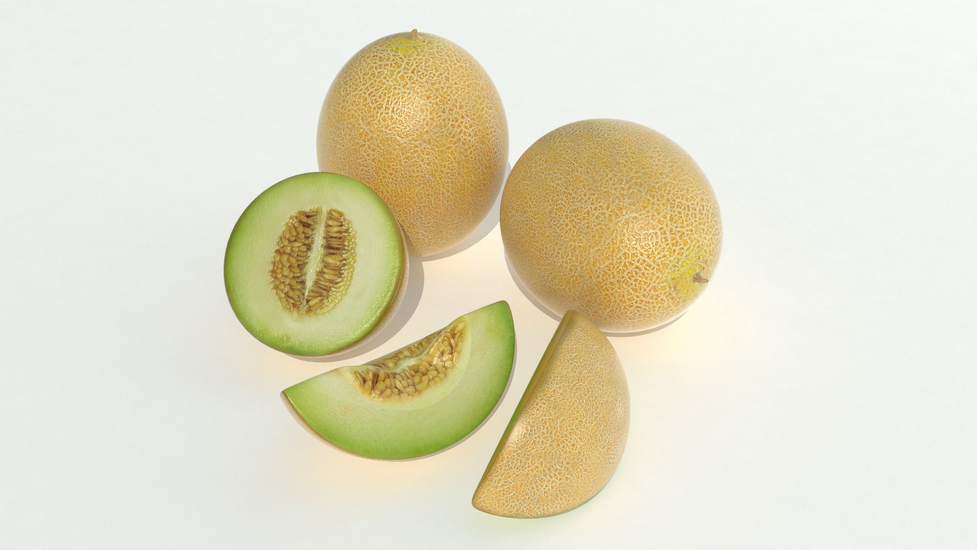 Realistic Melon Set 3d Max