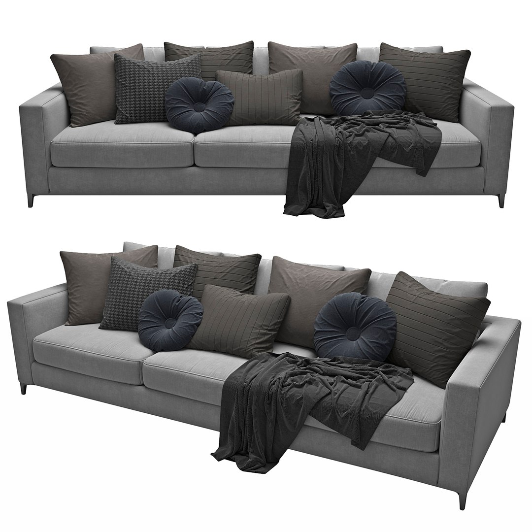 Sofa Andersen Minotti Model - TurboSquid 1841813