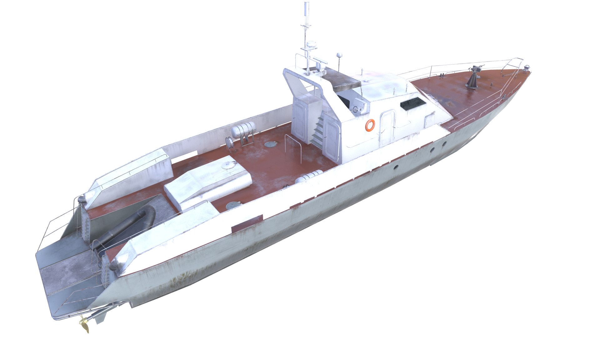 Military Border Boat Project 12200 3D Model - TurboSquid 1868379