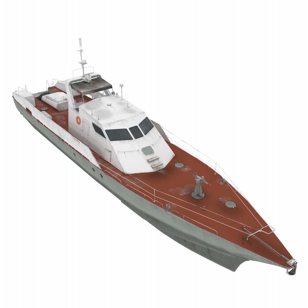 Military Border Boat Project 12200 3D Model - TurboSquid 1868379