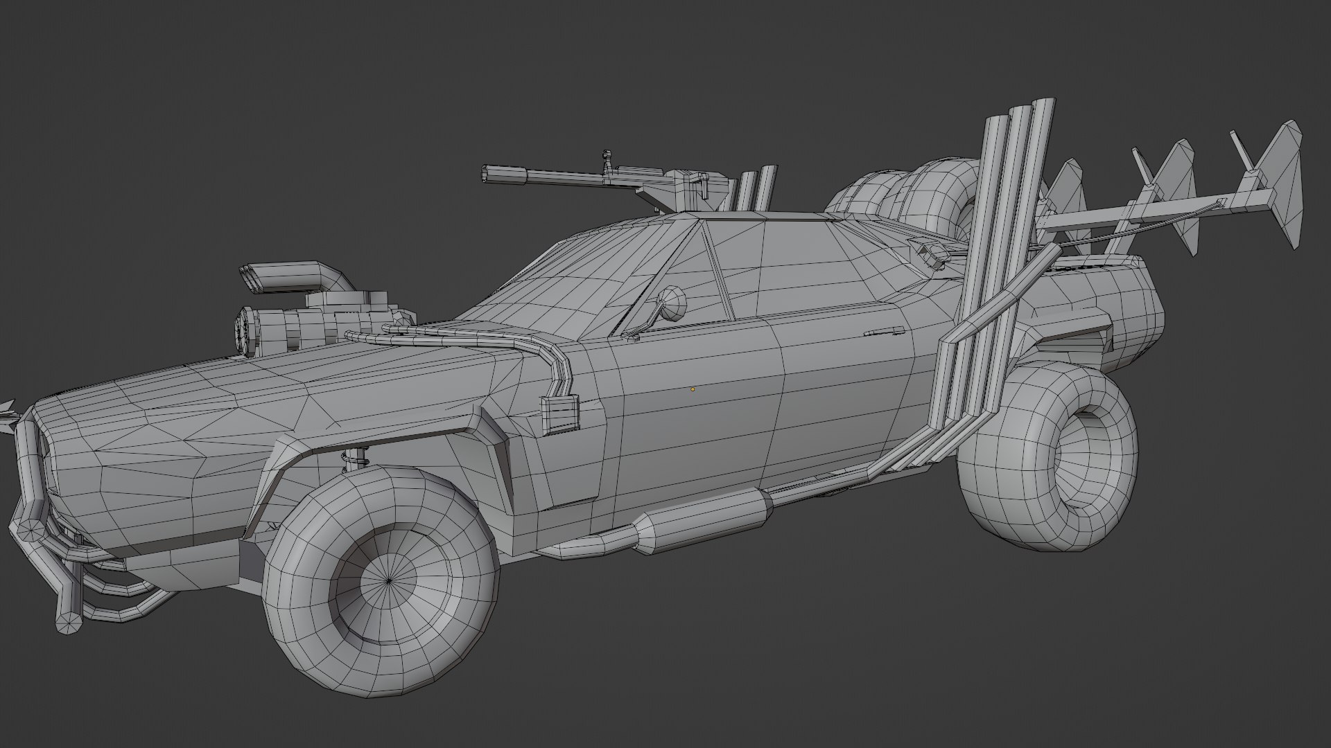 3D Mad Max Car - TurboSquid 2285734