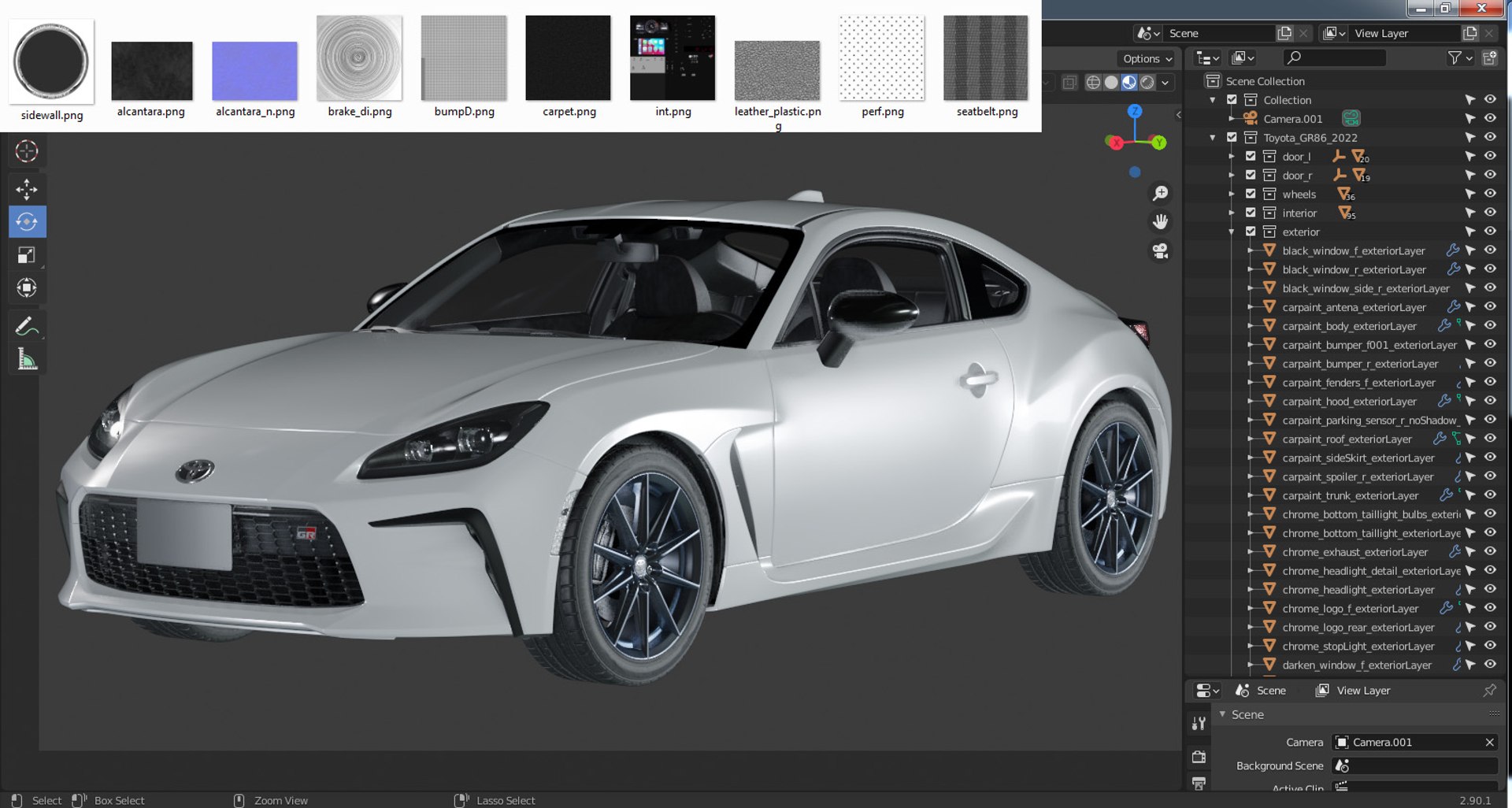 3D model Toyota GR 86 2022 with interior - TurboSquid 1719292