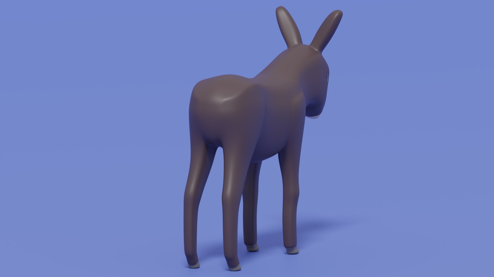 Cartoon Donkey 3D Model - TurboSquid 2217804