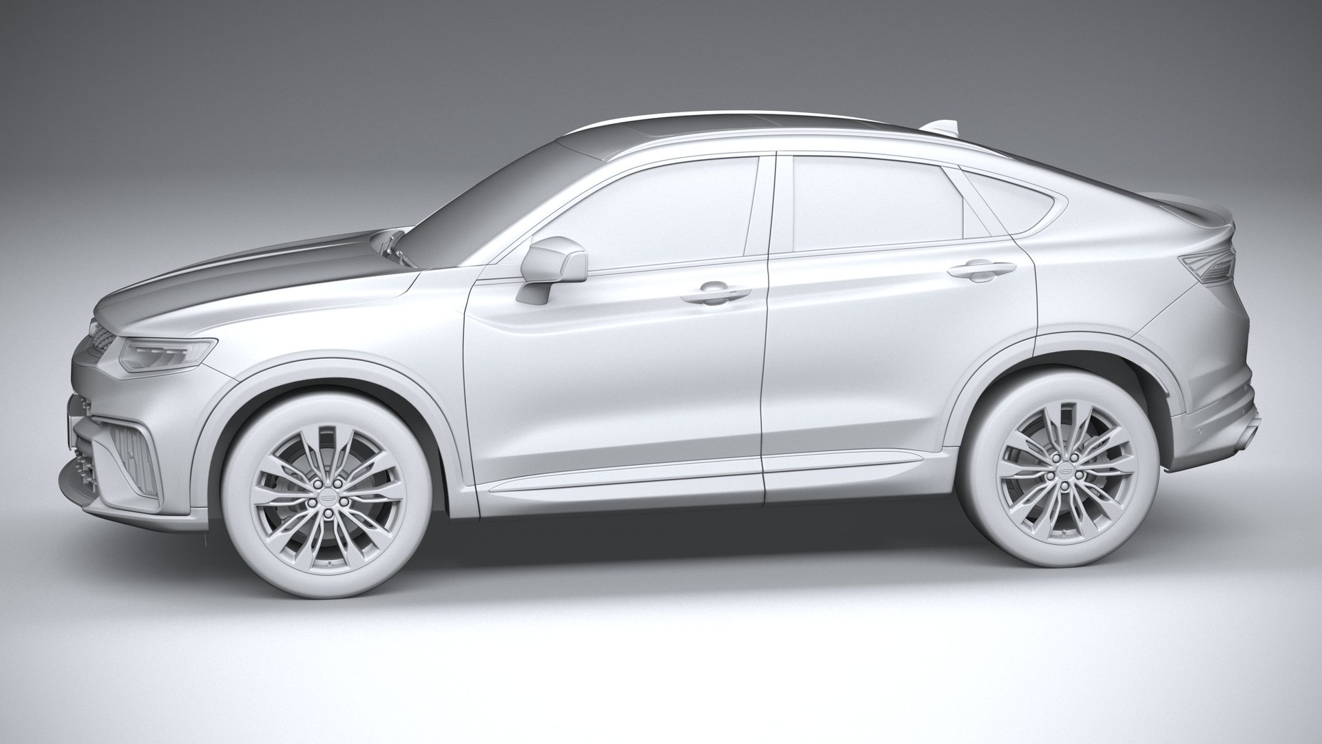Geely Tugella 2024 3D model - TurboSquid 2098579