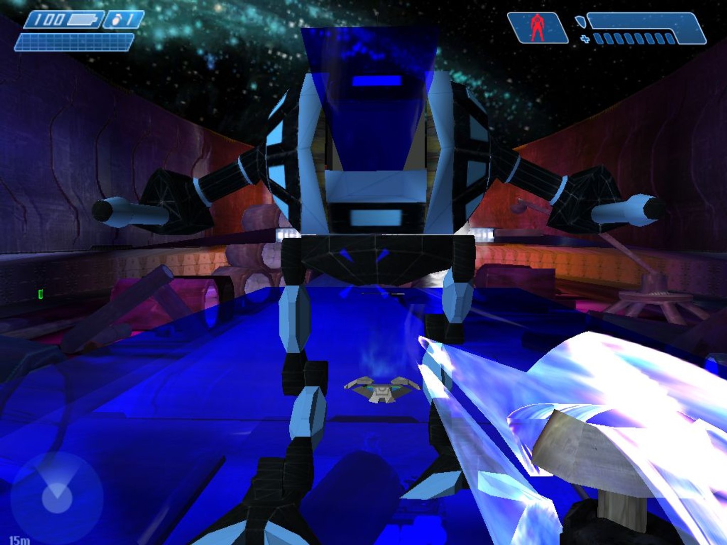 free mech robot walker 3d model