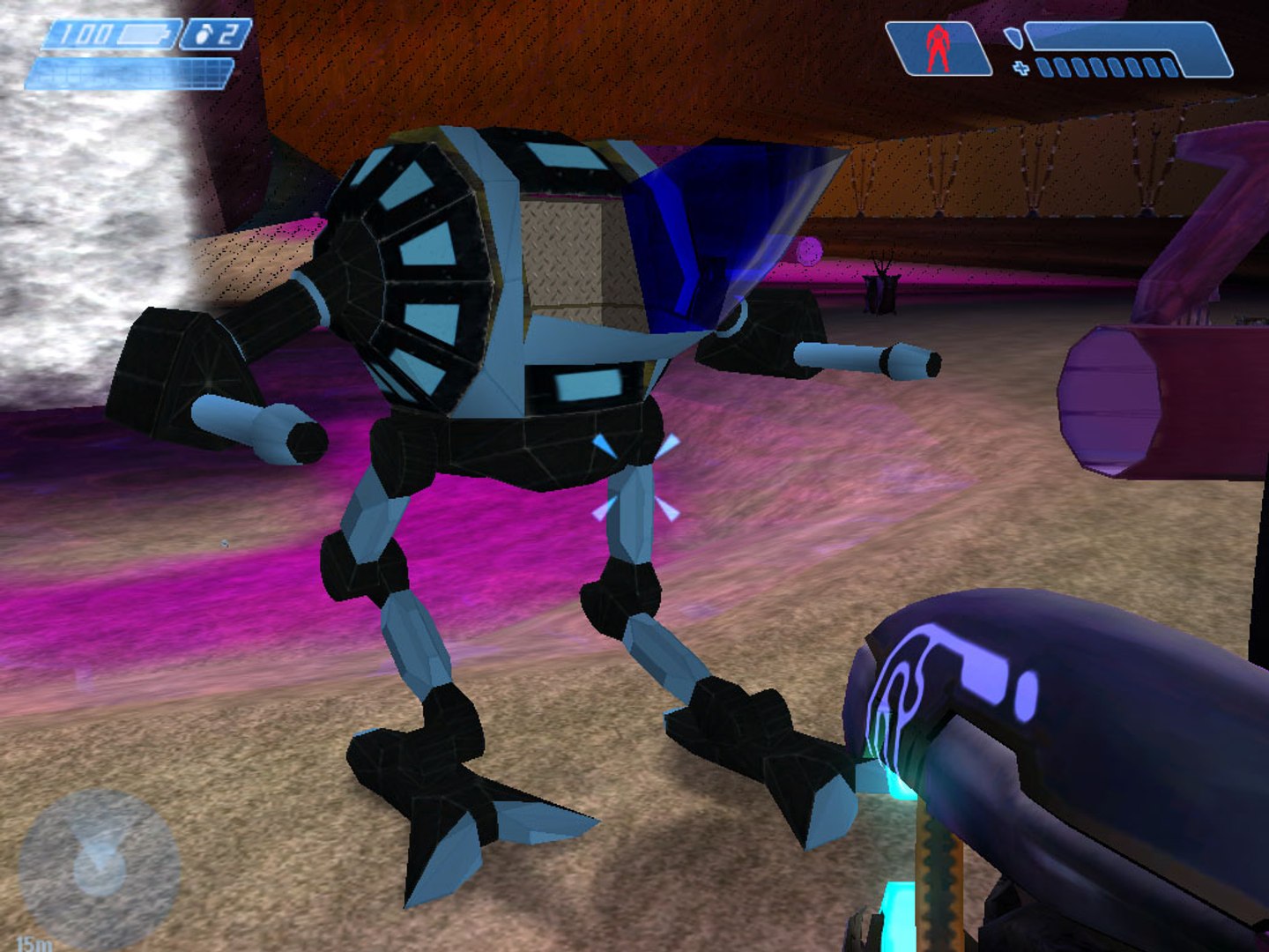 free mech robot walker 3d model