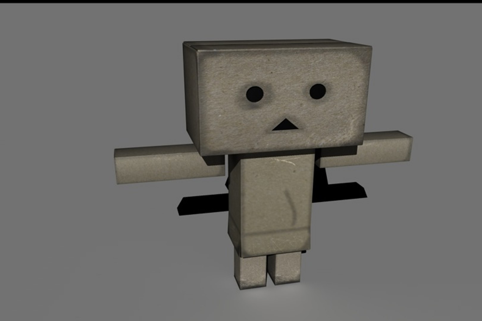 3d Model Rigged Danbo Character