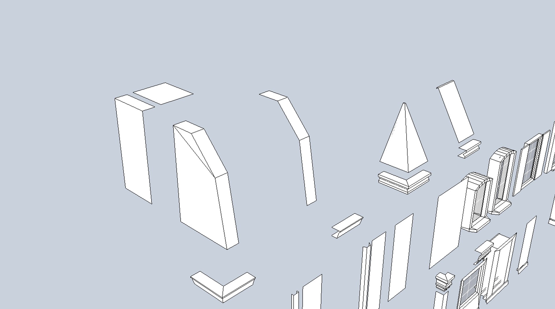 3D house constructor pack building - TurboSquid 1581847