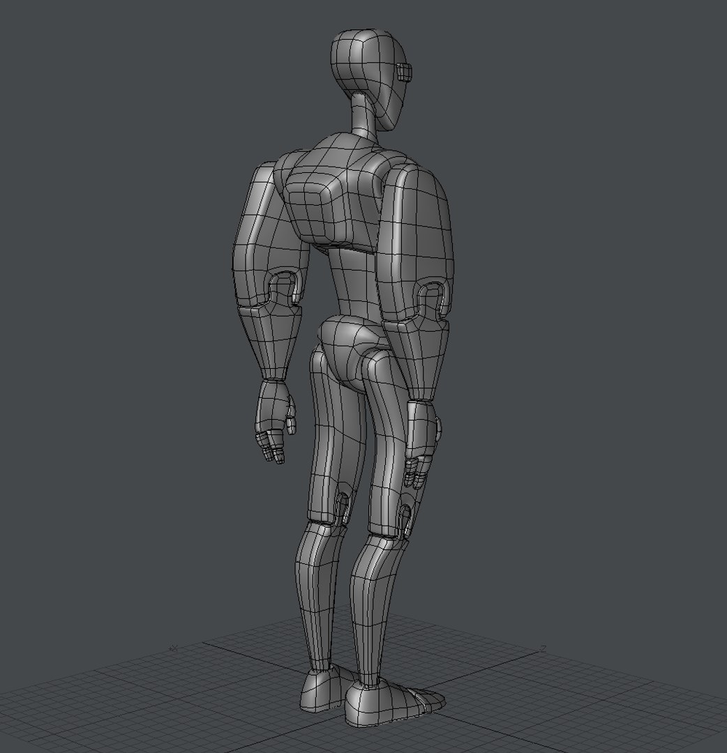 3d Model Polygons Simple