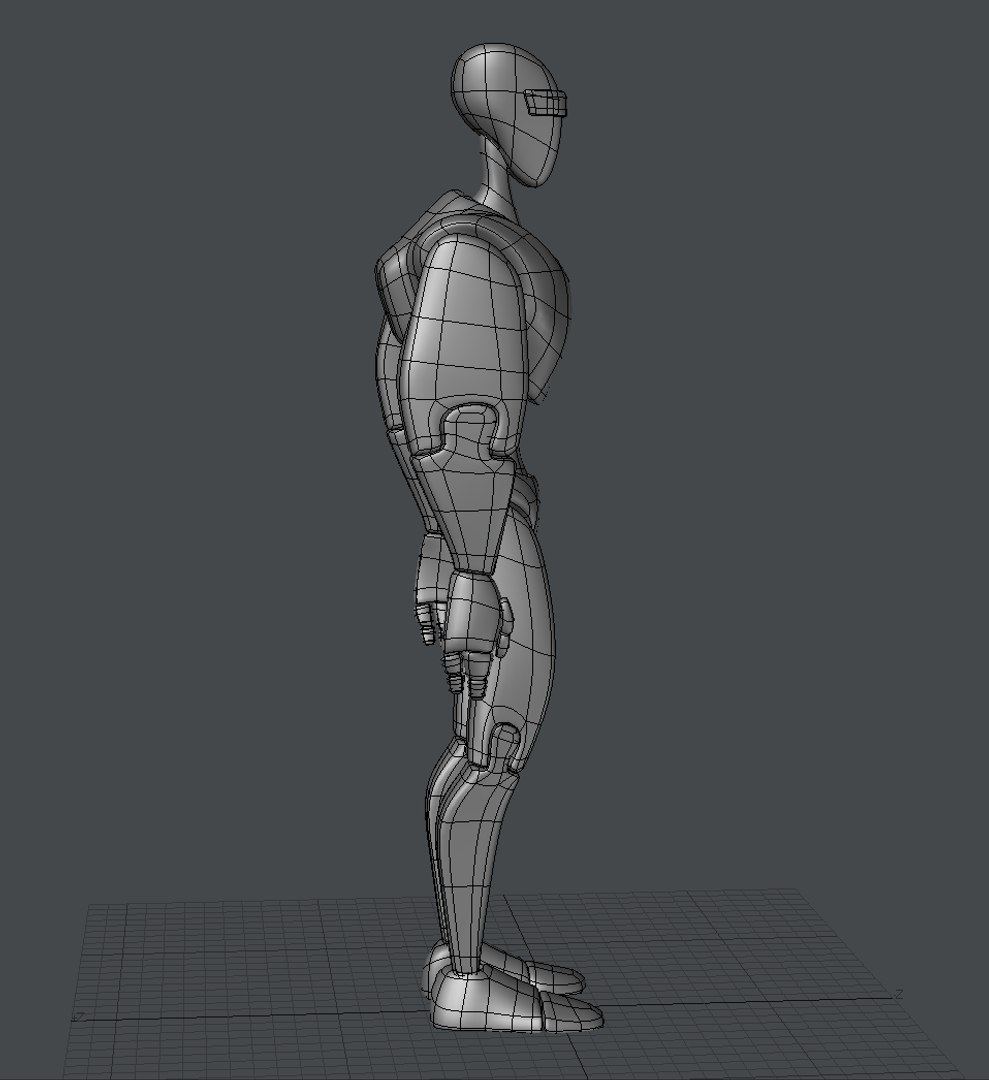 3d Model Polygons Simple