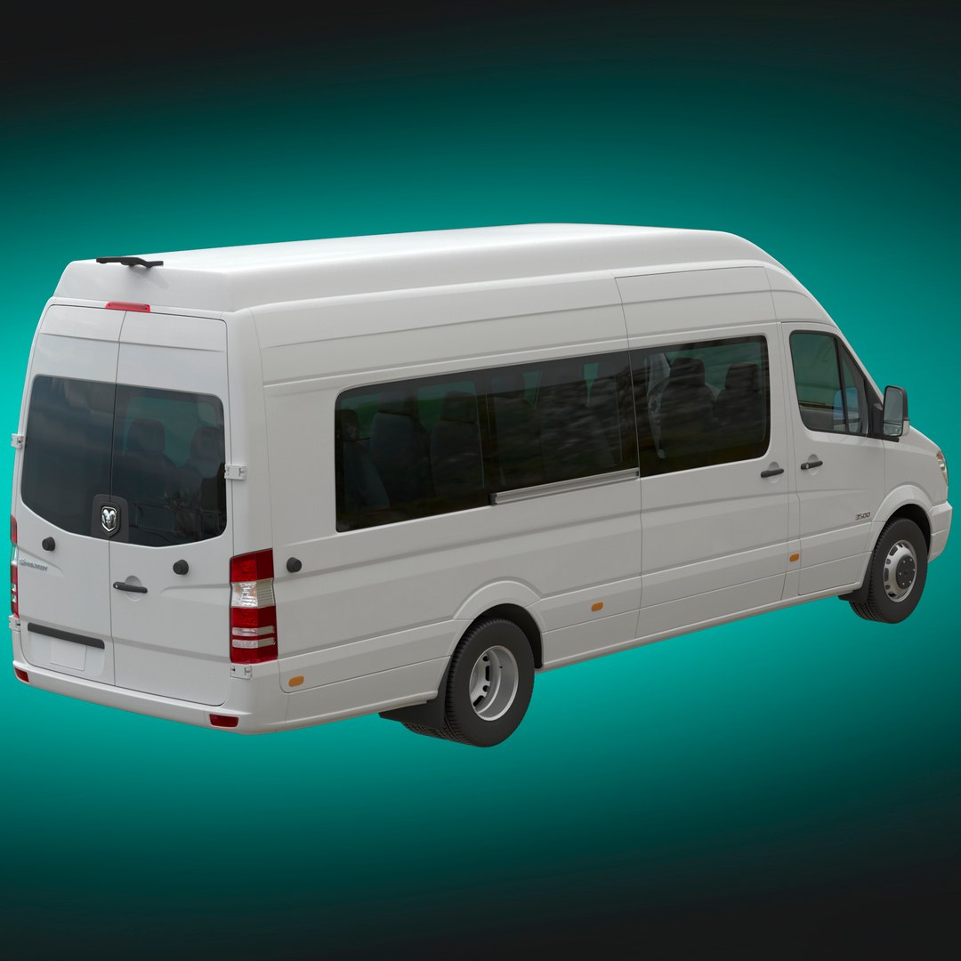 3D Dodge Sprinter 3500 Minibus L4H3 - TurboSquid 1908279