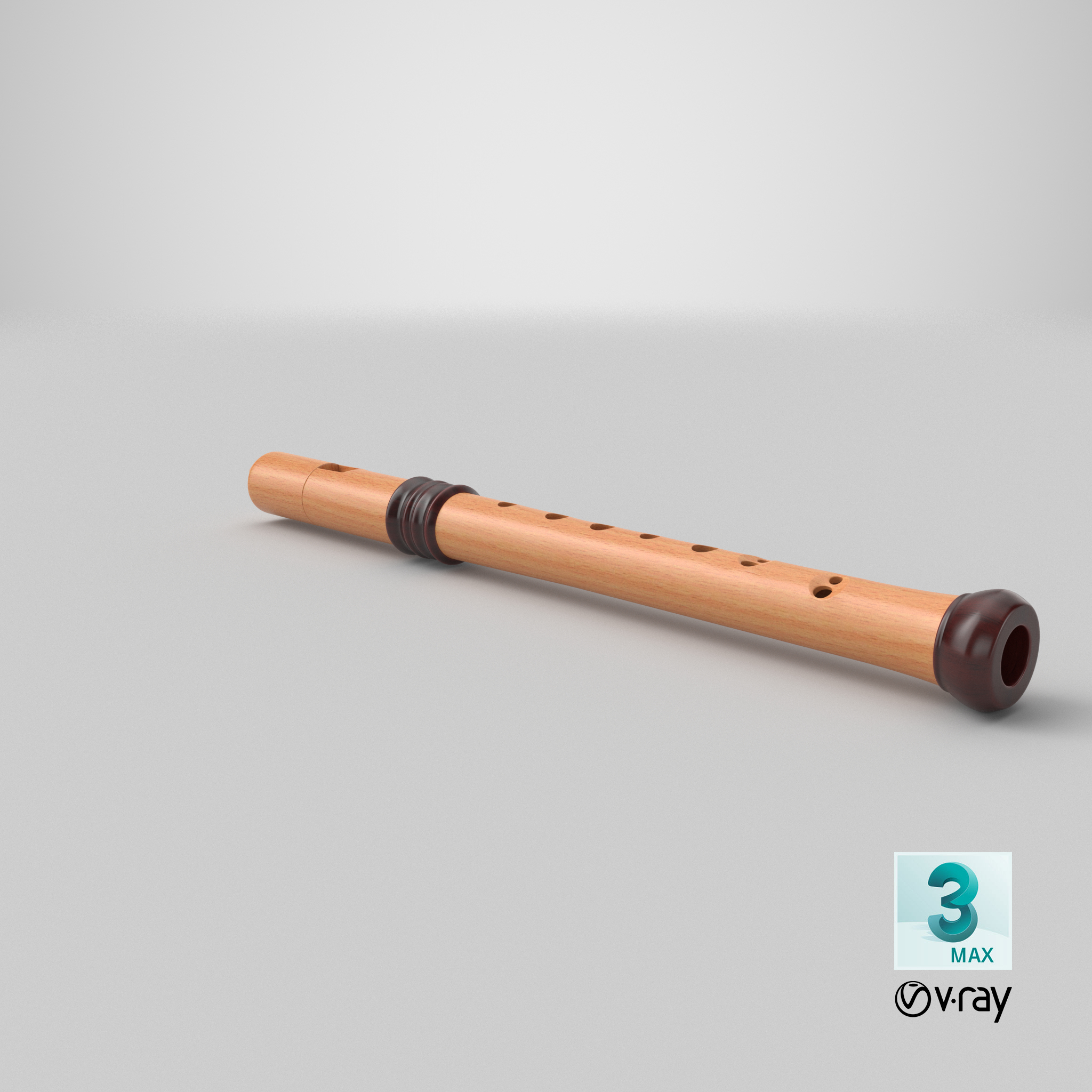Flute 3D model - TurboSquid 1898535