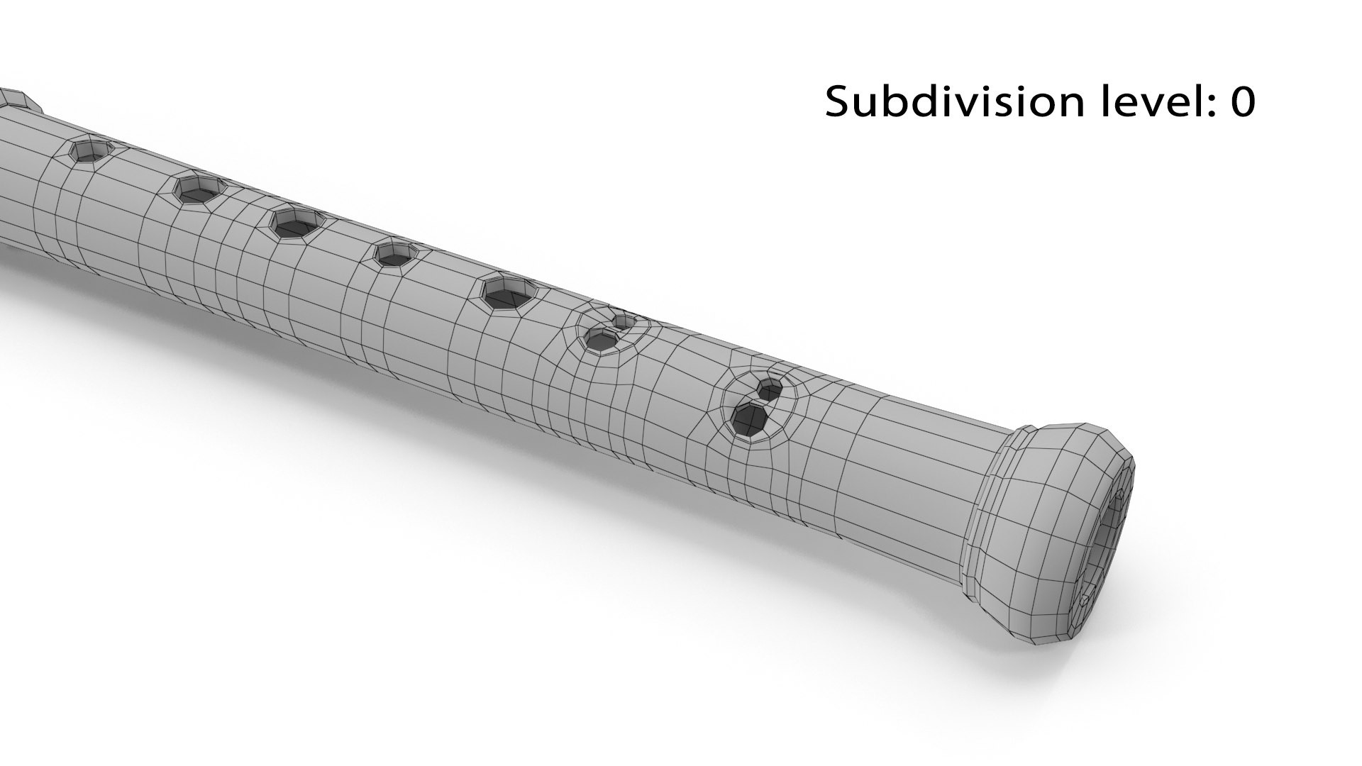 Flute 3D Model - TurboSquid 1898535