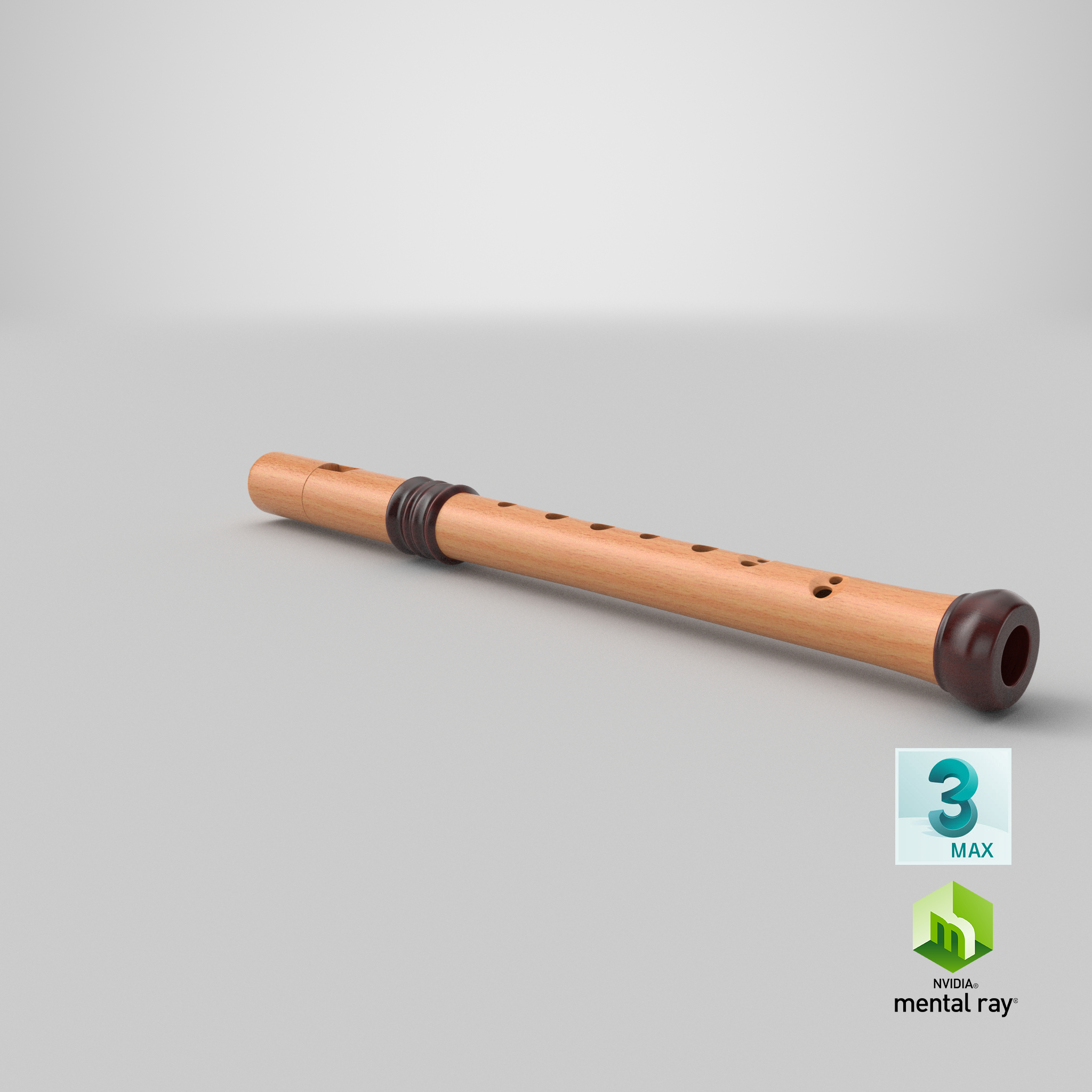 Flute 3D model - TurboSquid 1898535