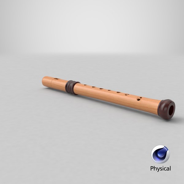 Flute 3D model - TurboSquid 1898535
