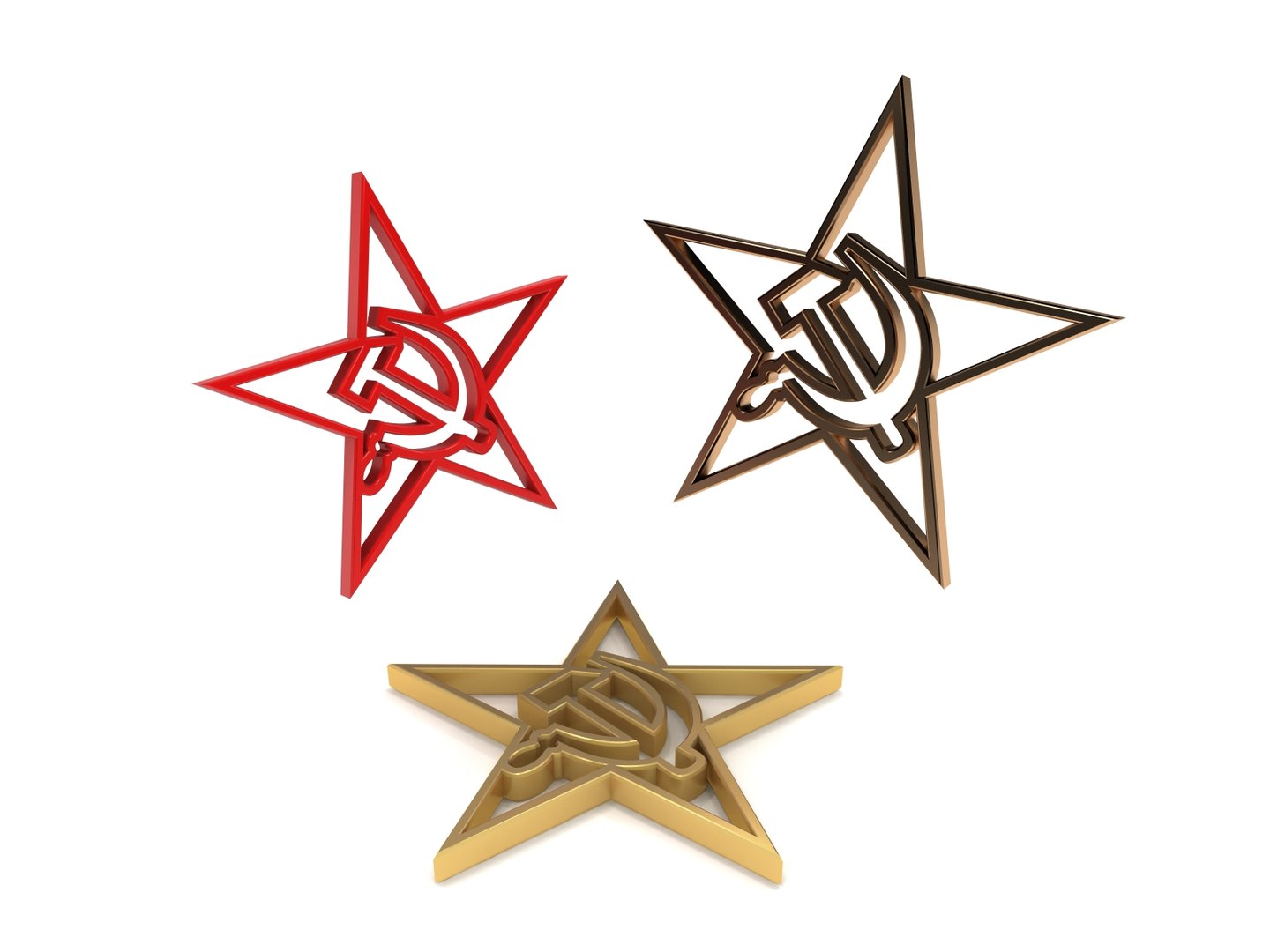 Communism Symbol Model - TurboSquid 1387333