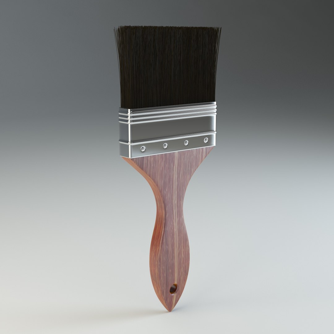 Paint Brush 3d Model