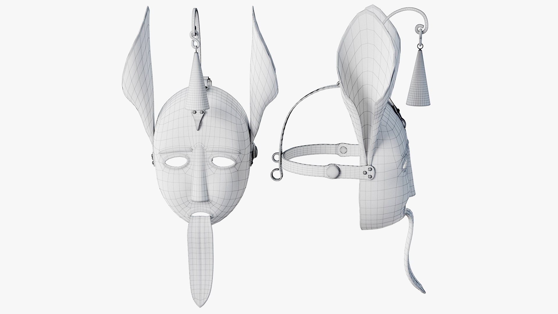 3D Shame mask - TurboSquid 1923740