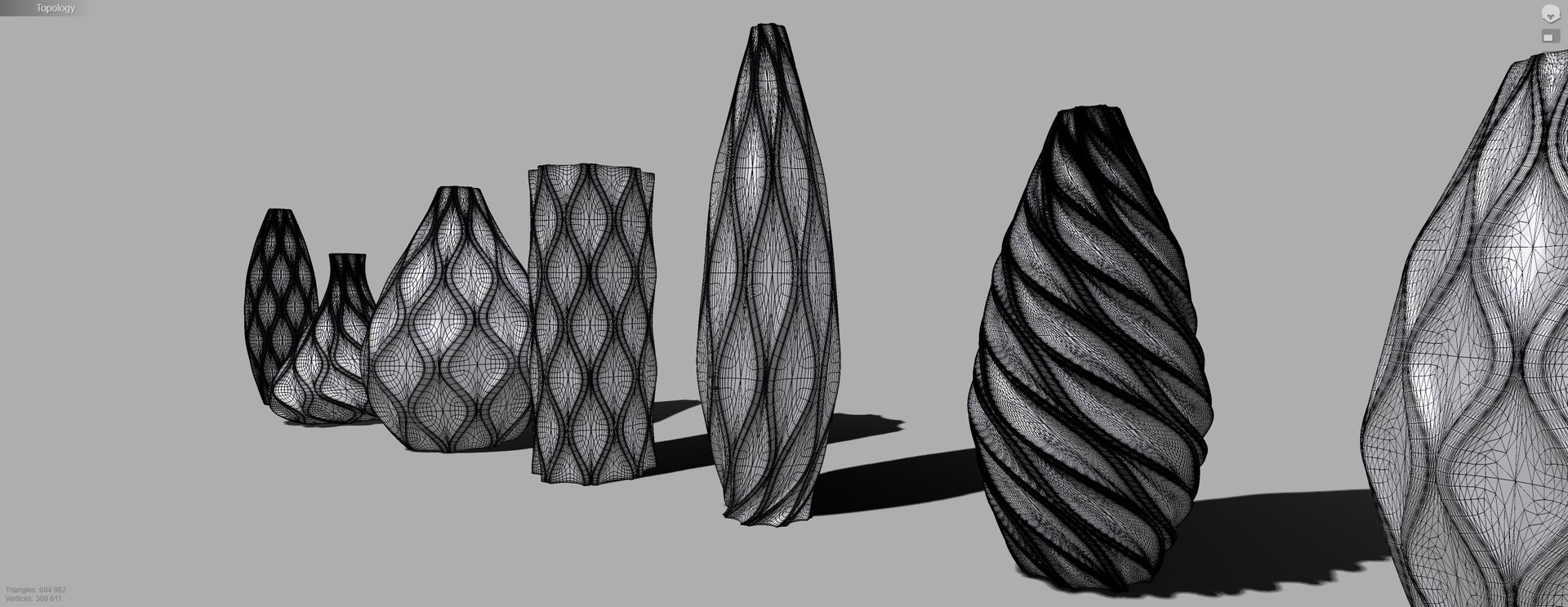 Modern Vases Collection 3D Model - TurboSquid 2018813