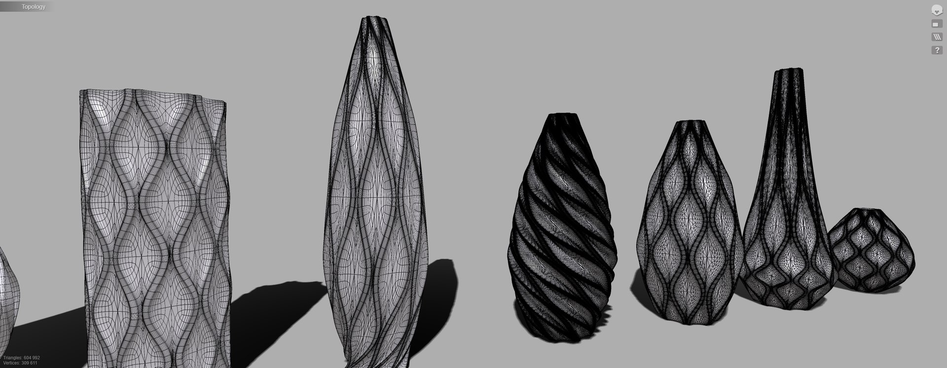 Modern Vases Collection 3D Model - TurboSquid 2018813