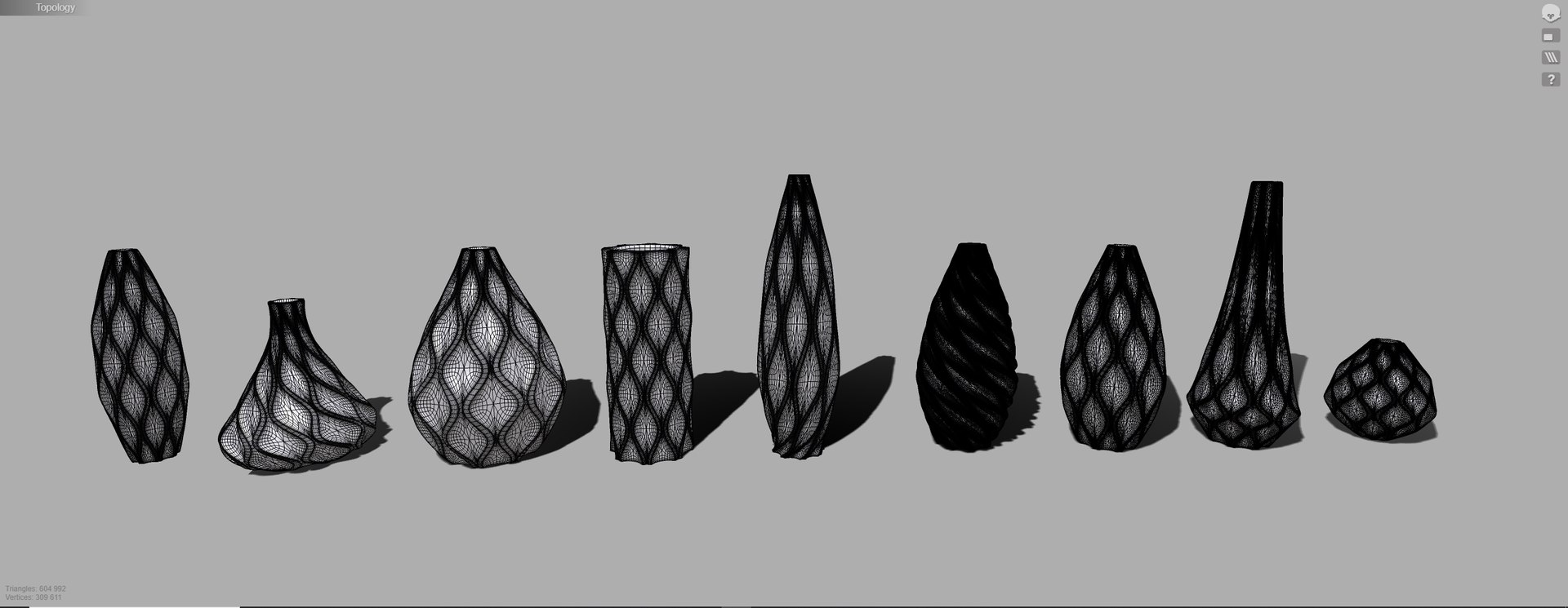 Modern Vases Collection 3D Model - TurboSquid 2018813