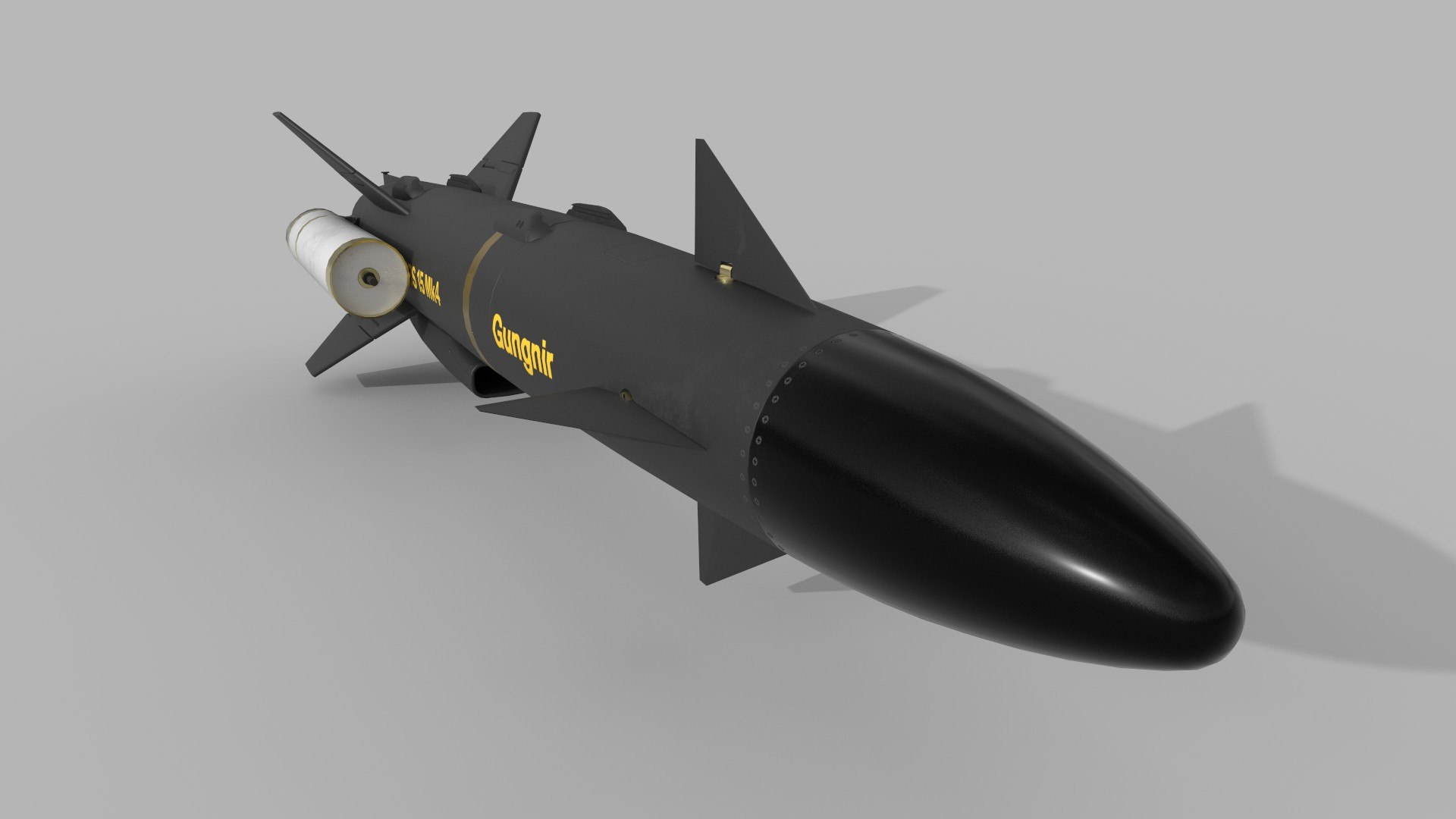 3D RBS15 Mk4 GUNGNIR MISSILES Model - TurboSquid 2190272