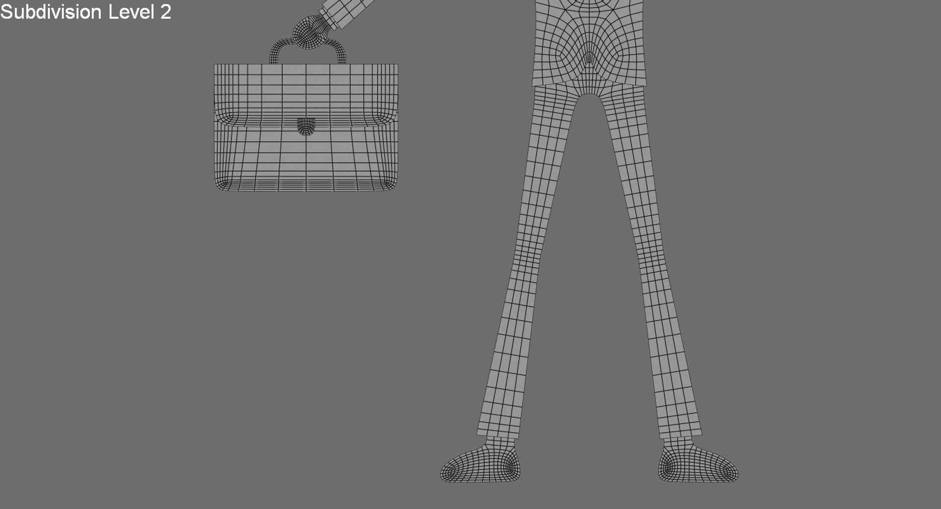 Max Rigged Cartoon 2d Business Man