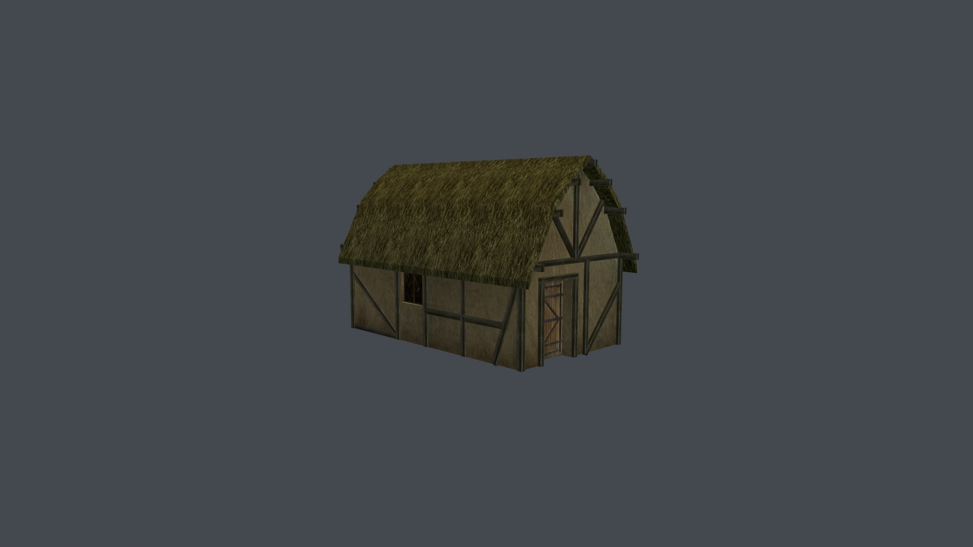 medieval house 3d model