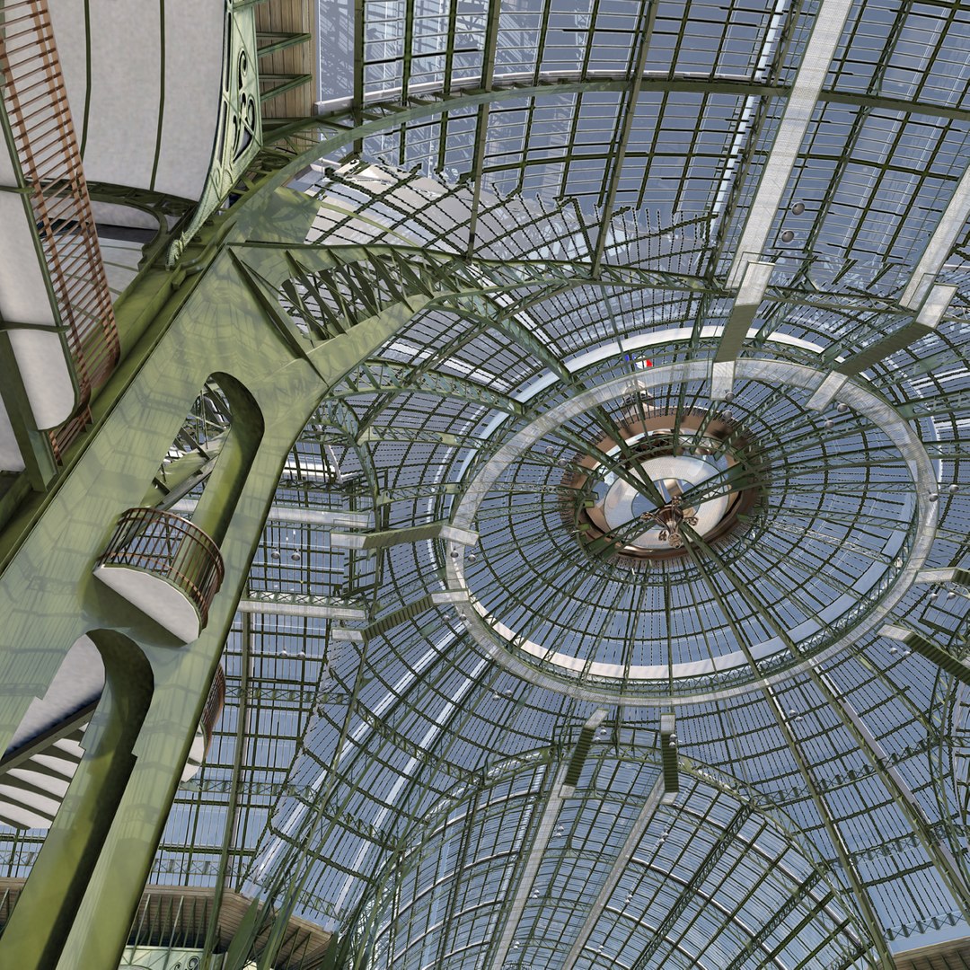 3d Grand Palais Paris Model