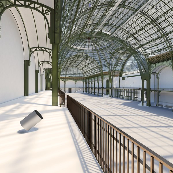 3d grand palais paris model