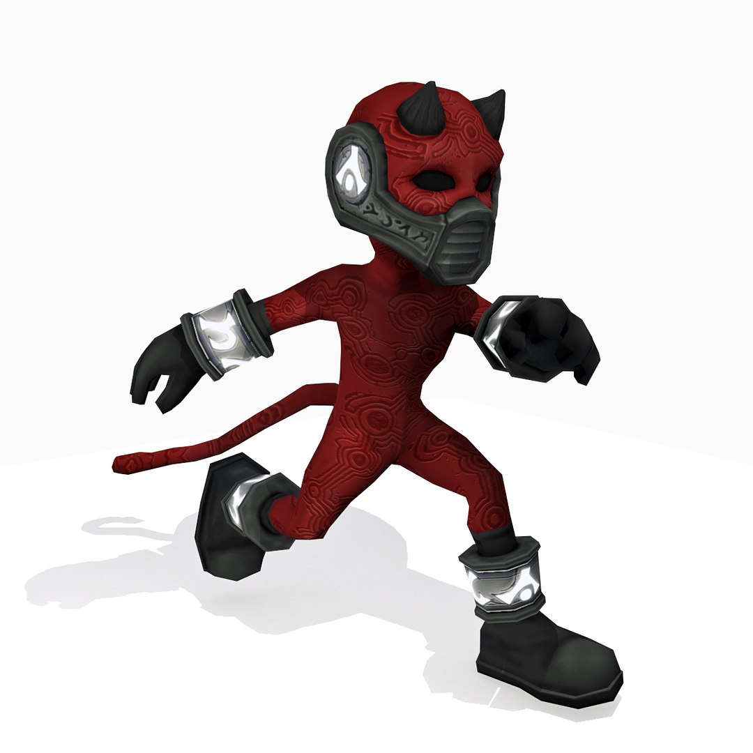 3d - Demon Cartoon Character