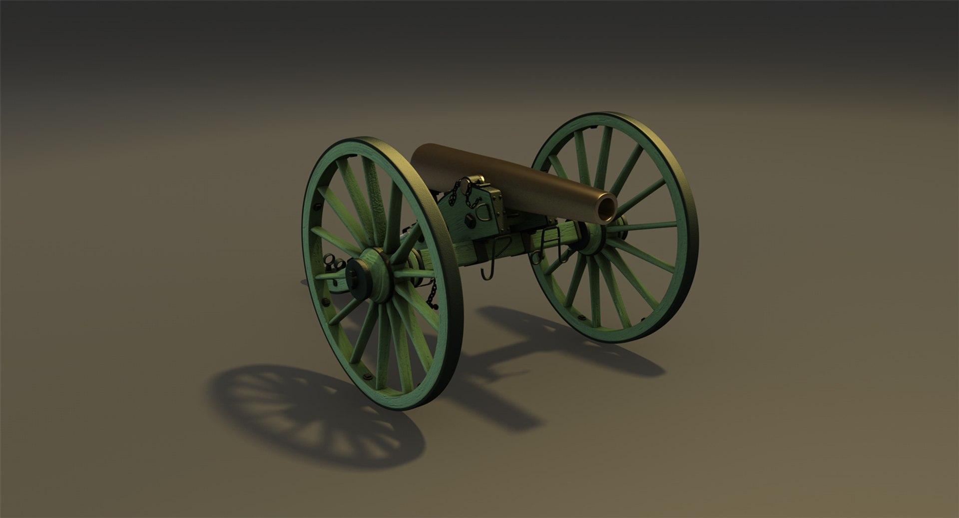 3D 1857 12-pounder Napoleon Field Model - TurboSquid 1257502