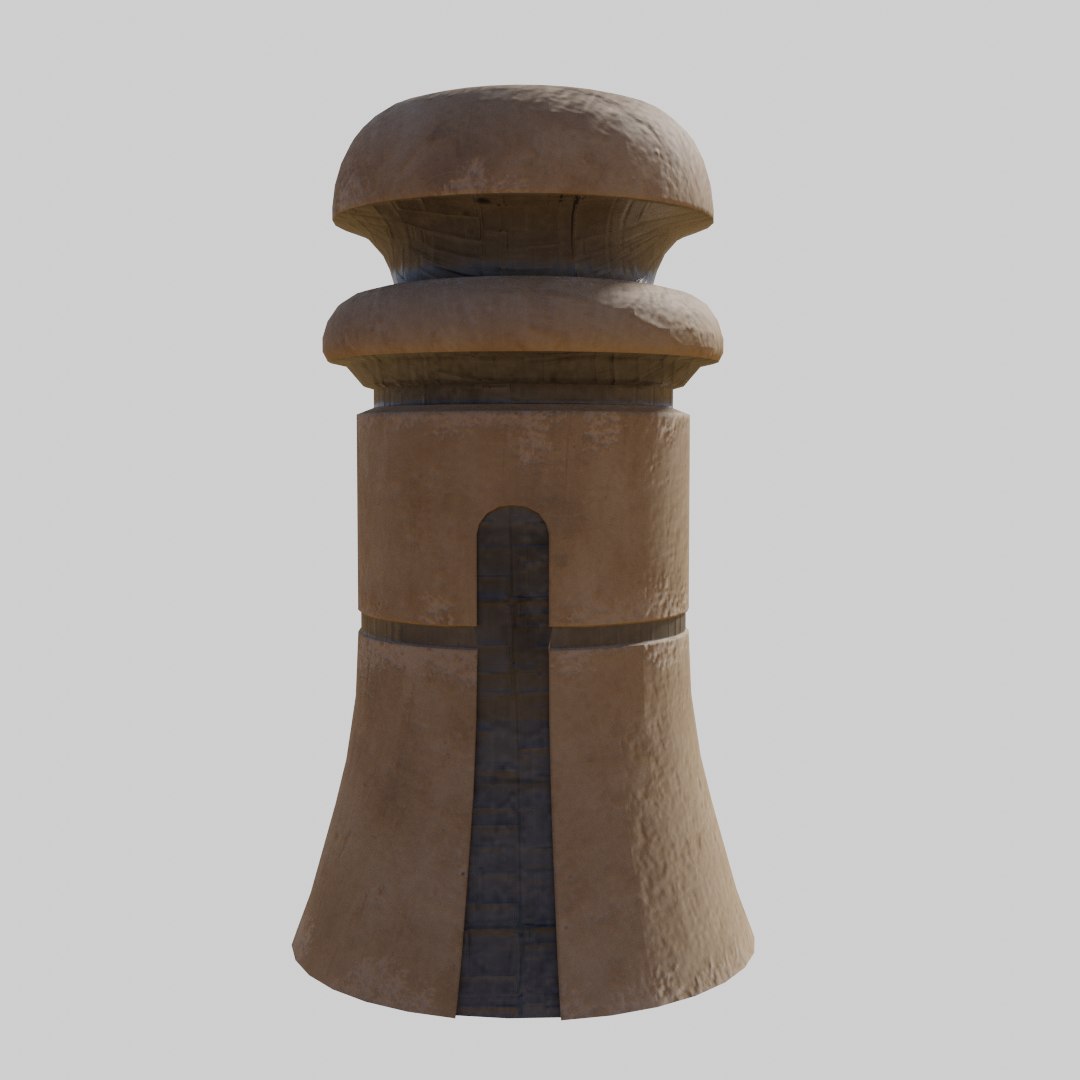 Towers Tatooine 3D Model - TurboSquid 1613325