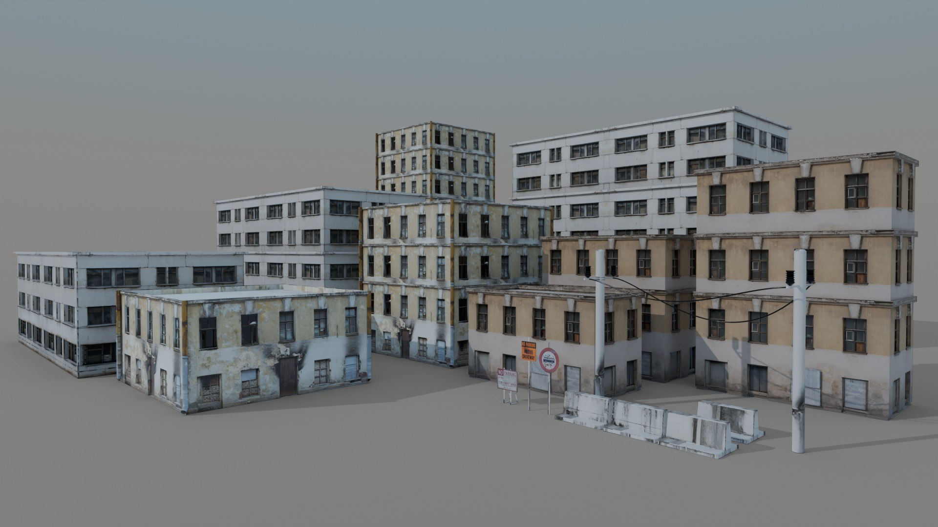 3D Old Building Full Pack Model - TurboSquid 2326028