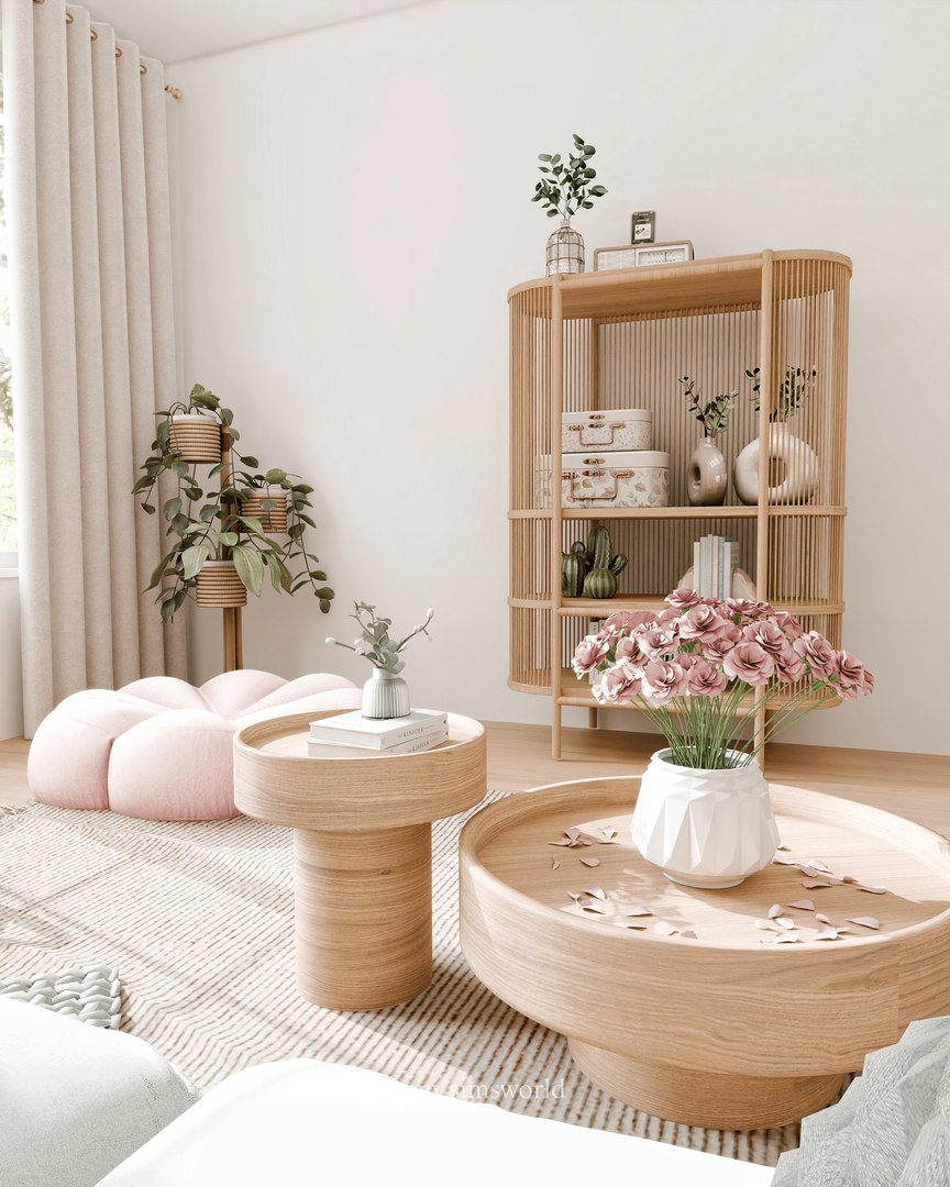 3D Spring Living Room Blender Scene - TurboSquid 2398578