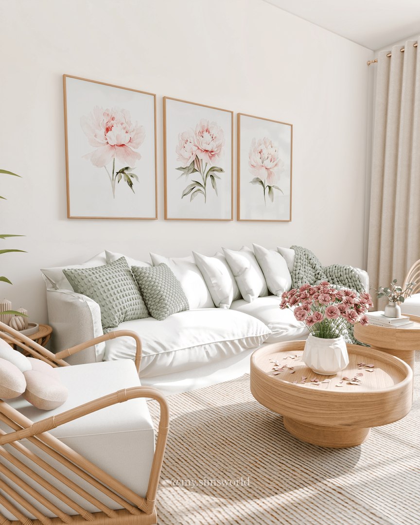 3D Spring Living Room Blender Scene - TurboSquid 2398578