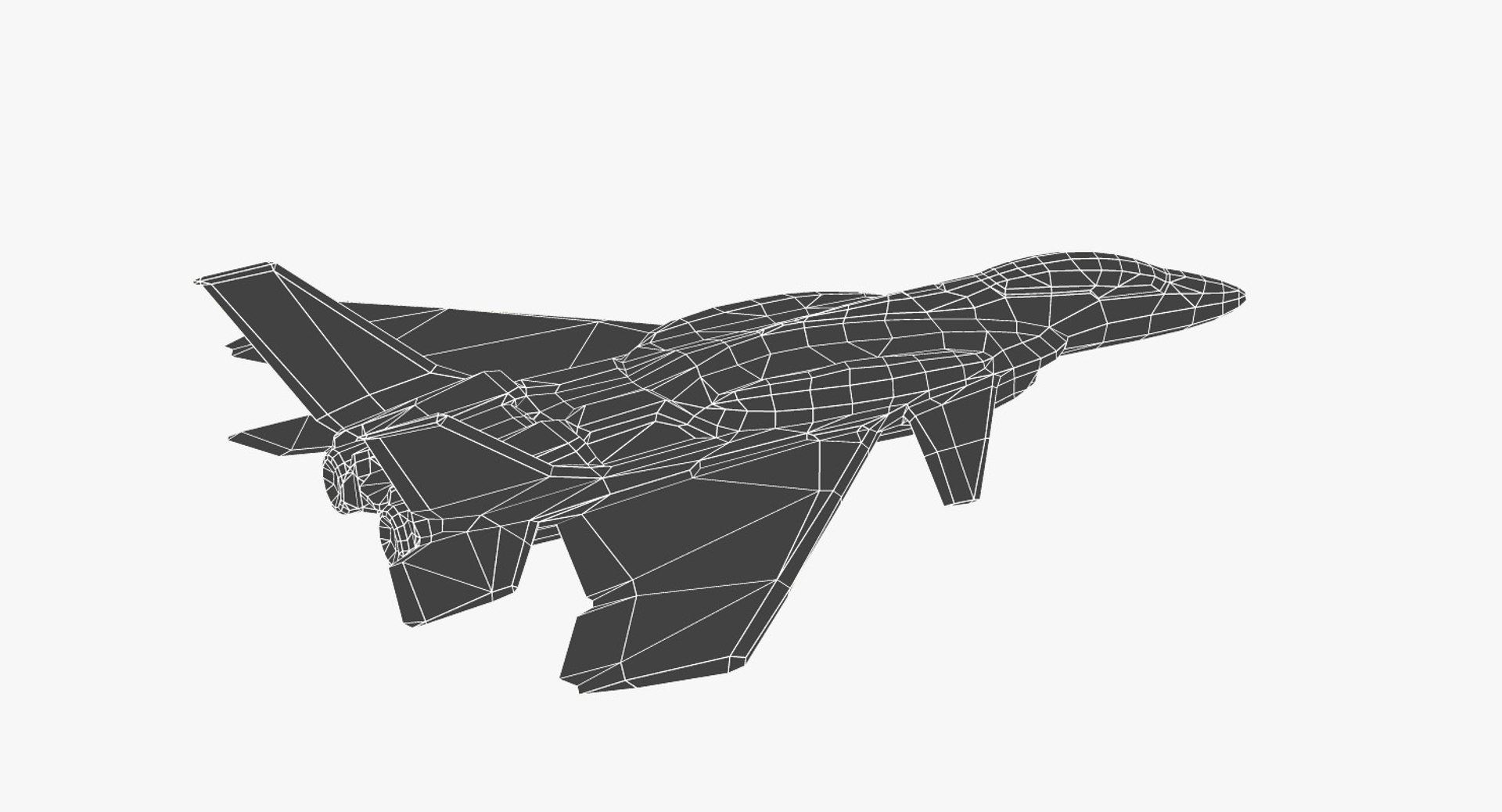 3d Obj Fighter Jet Fictional Aircraft