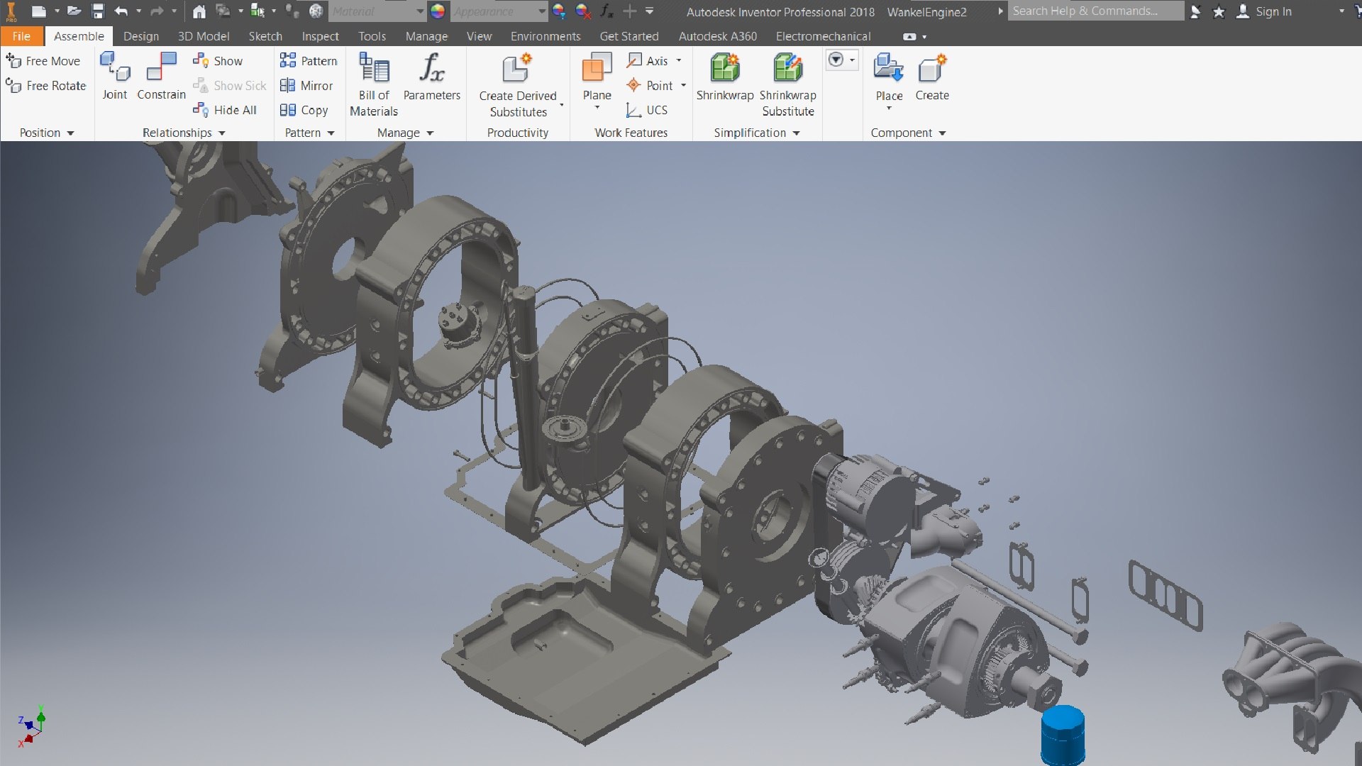 3D Model Wankel Engine 3d Model - TurboSquid 2388772