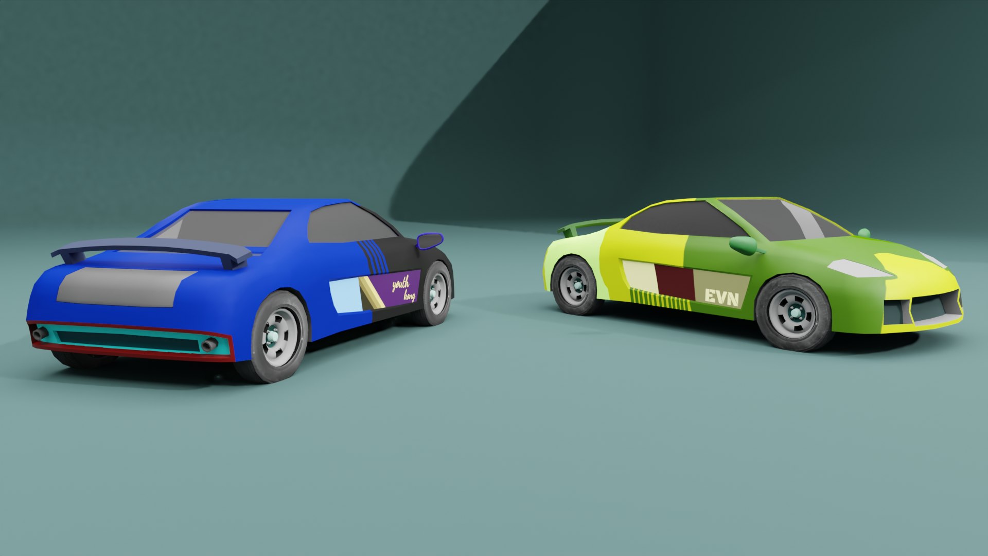 Stylized Low Poly Racing Car Pack 3D - TurboSquid 1717344