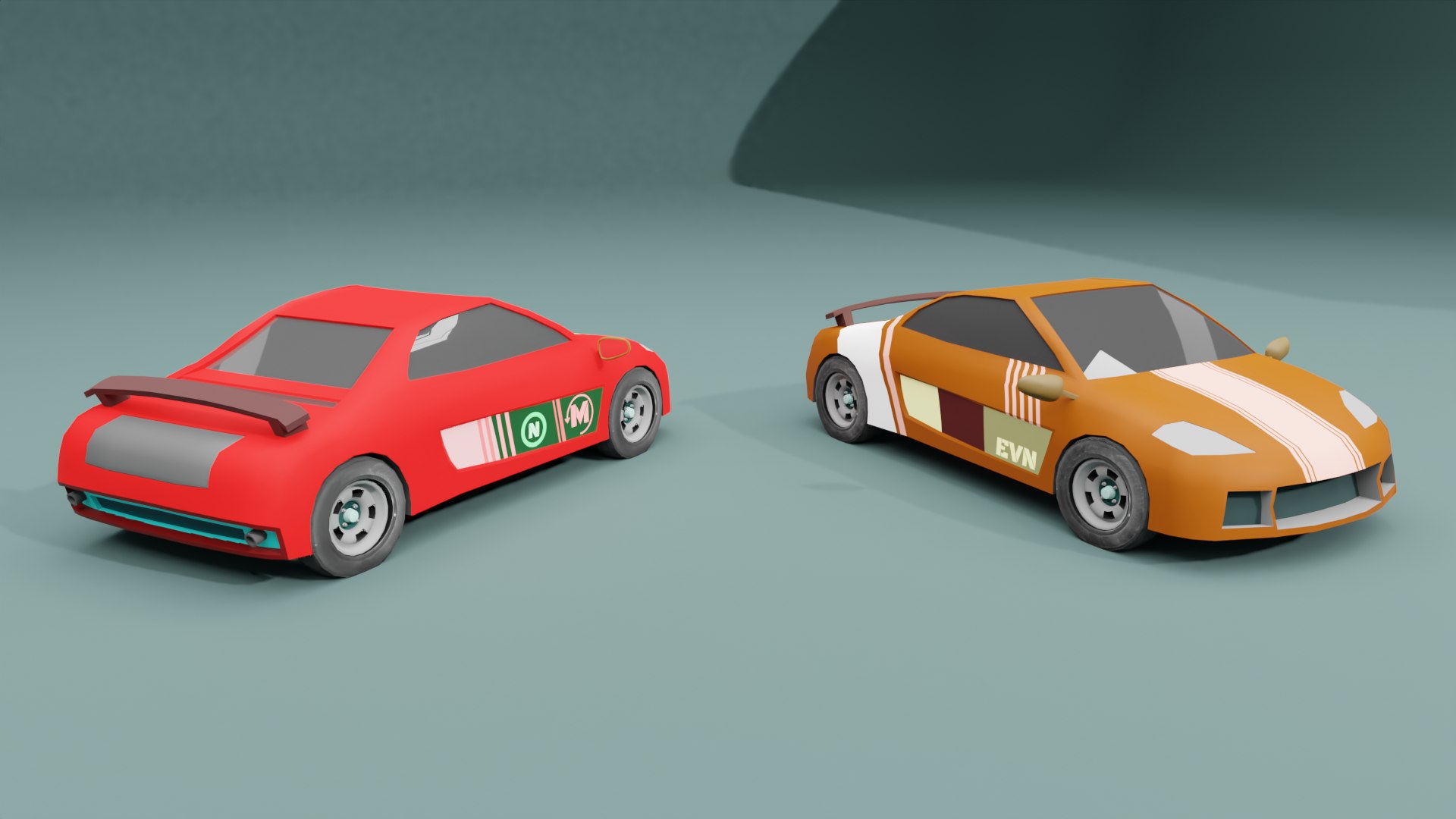 Stylized Low Poly Racing Car Pack 3D - TurboSquid 1717344