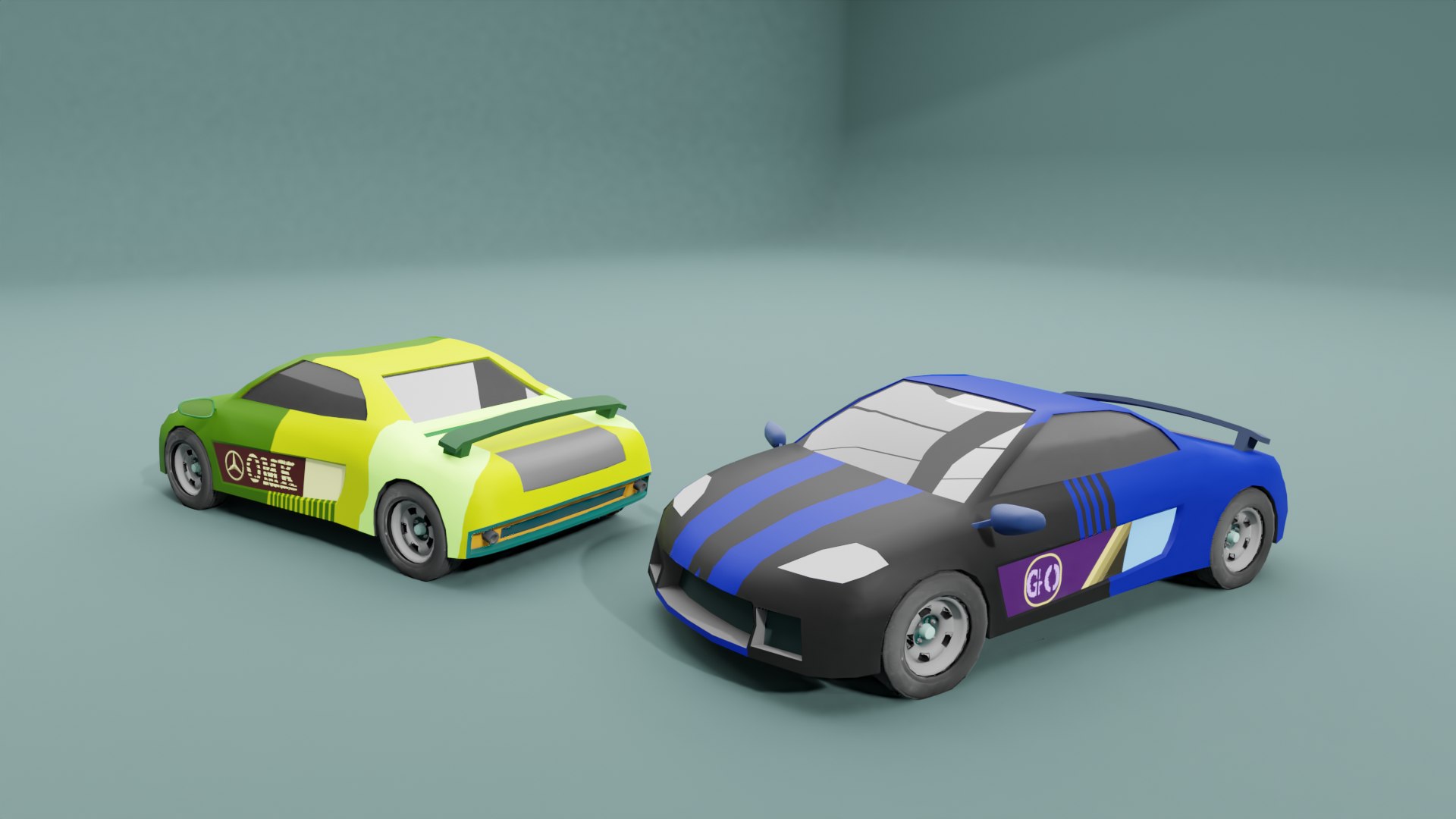 Stylized Low Poly Racing Car Pack 3D - TurboSquid 1717344