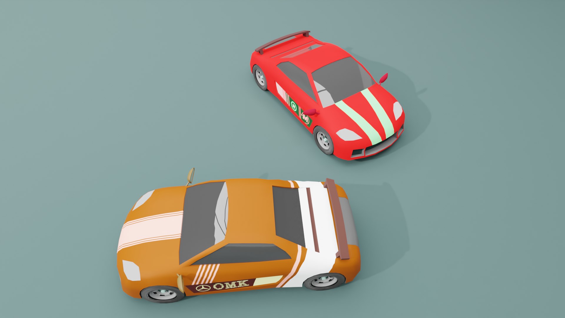 Stylized Low Poly Racing Car Pack 3D - TurboSquid 1717344
