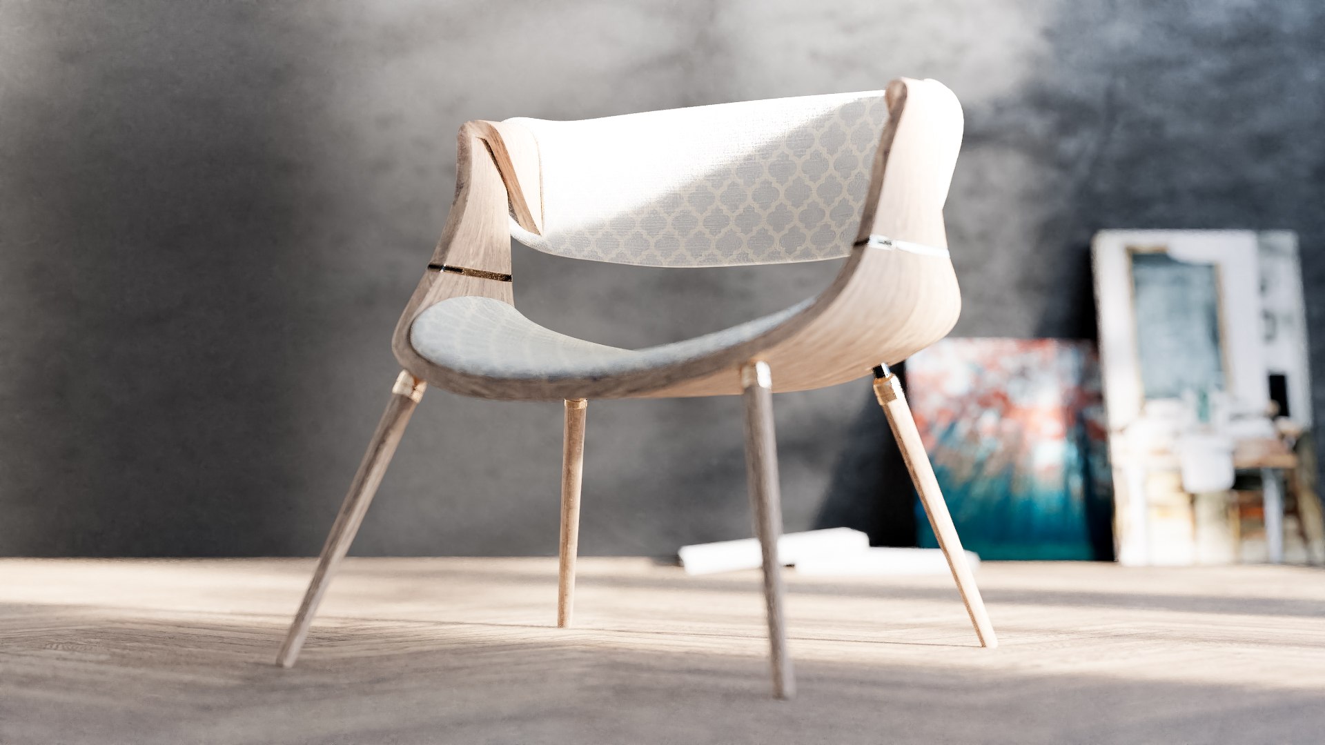 3D Modern Chair Design - TurboSquid 1207858