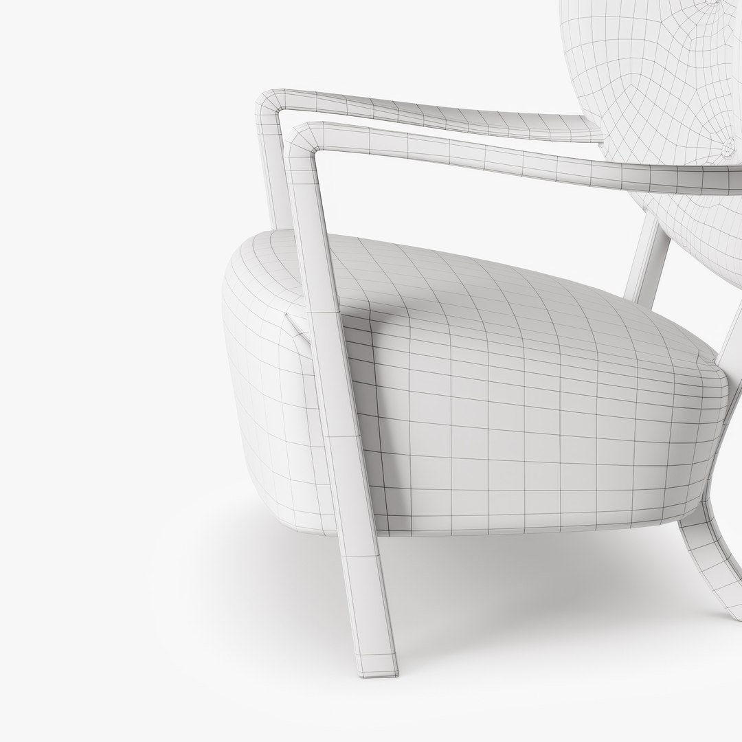 Andtradition Wulff Lounge Chair ATD2 3D Model - TurboSquid 2340333
