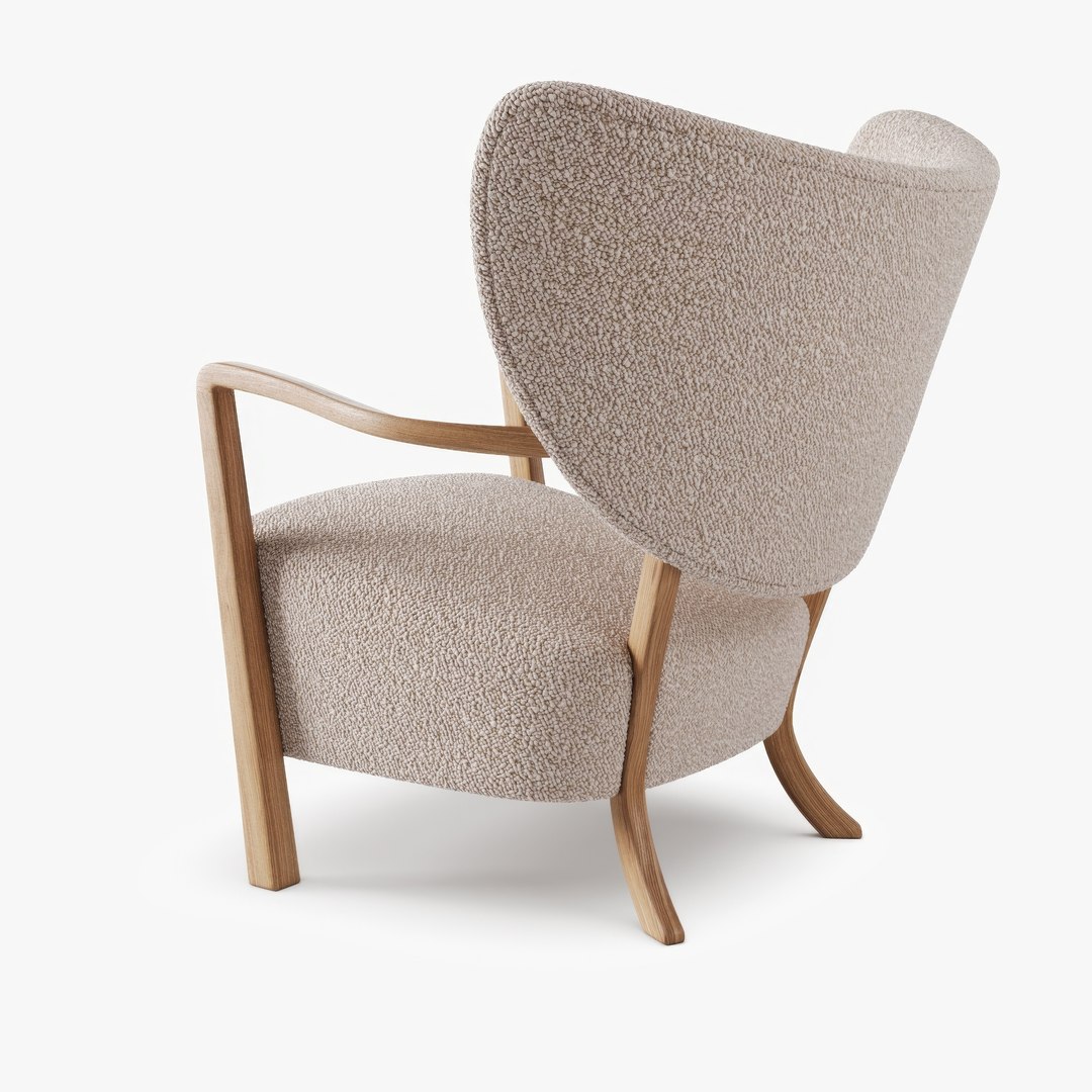 Andtradition Wulff Lounge Chair ATD2 3D Model - TurboSquid 2340333
