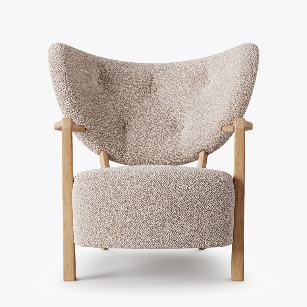 Andtradition Wulff Lounge Chair ATD2 3D Model - TurboSquid 2340333