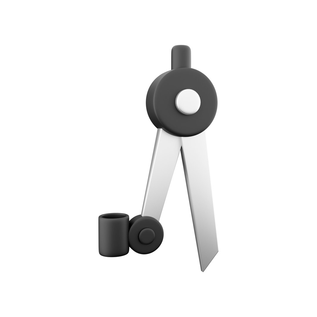 3D compass holding pen - TurboSquid 2013682