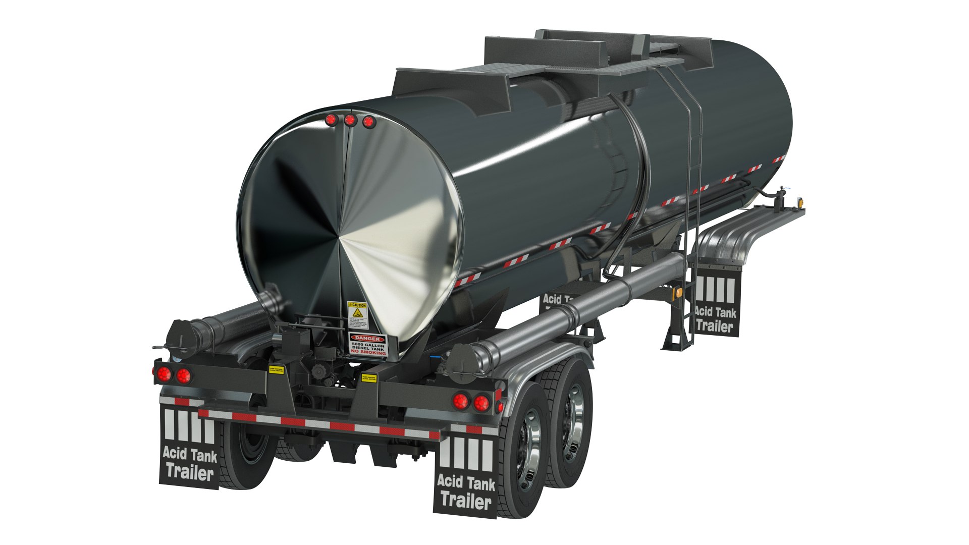 3D AcidTankTrailerPolarMax - TurboSquid 2241385