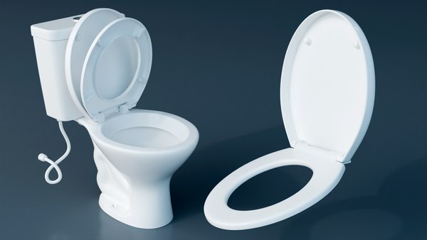 modelo 3d Inodoro de dos piezas - TurboSquid 2395796