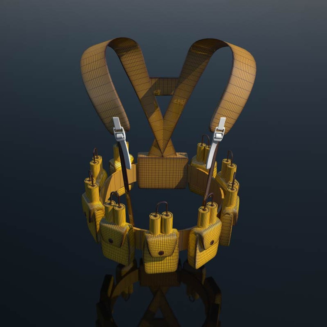 Suicide Vest C4d